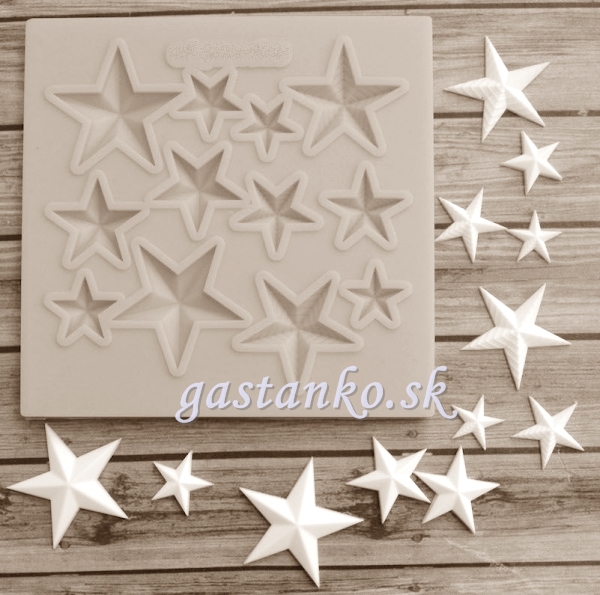 silikónové formy, odlievacie formy, cukrárske formy, decoupage,